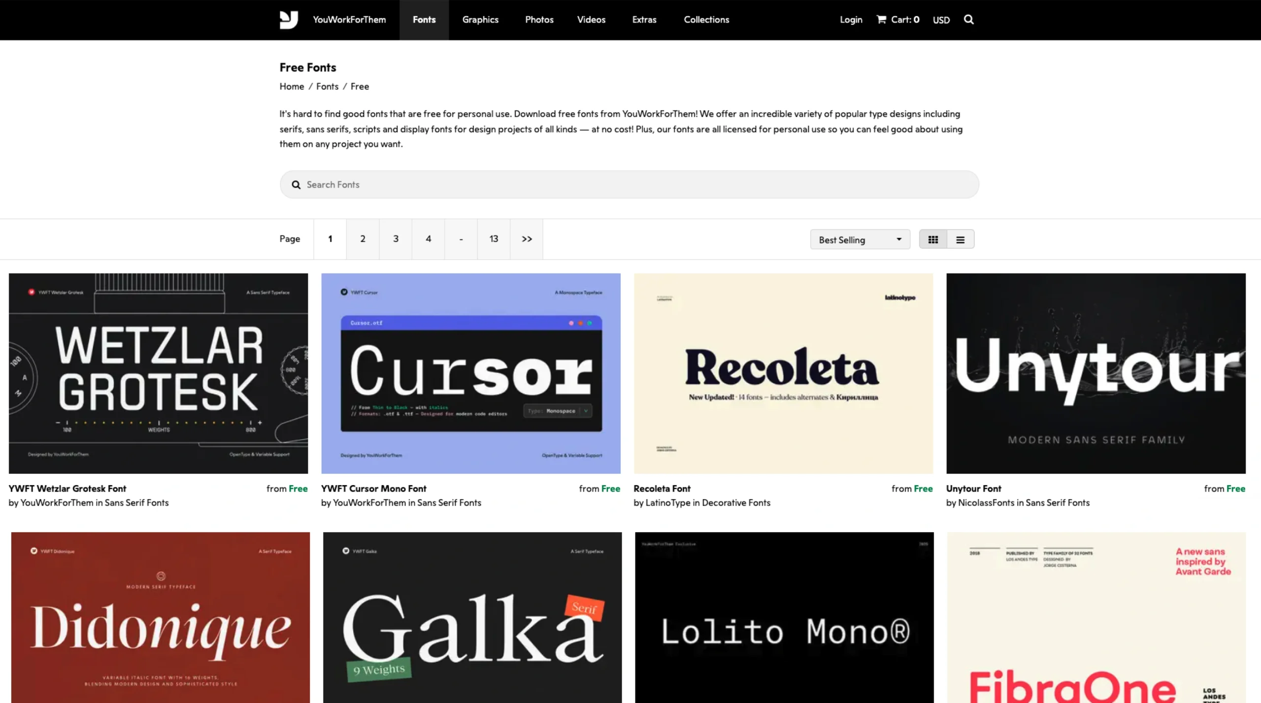 Free High‑Quality Fonts for Personal Use at YouWorkForThem